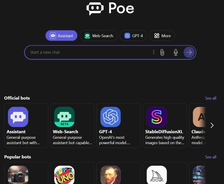 Poe: A Super Versatile Platform for Learning, Creativity and ...